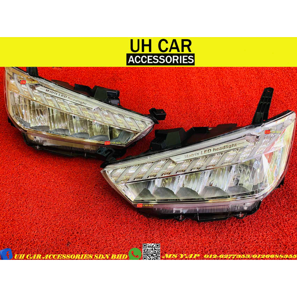 PERODUA BEZZA LED RUNNING SIGNAL HEADLAMP HEAD LAMP LIGHT LIGHTS ...