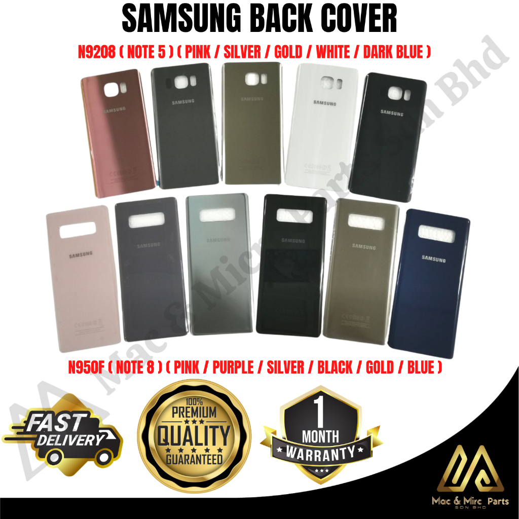 SAMSUNG N9208 ( NOTE 5 ) / N950F ( NOTE 8 ) BACK COVER ( READY STOCK ...