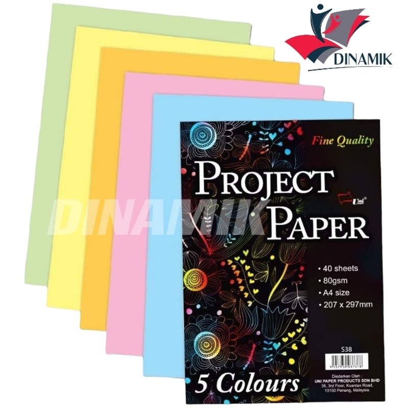 A4 Colour Paper/Project Paper 40 sheets | Shopee Malaysia