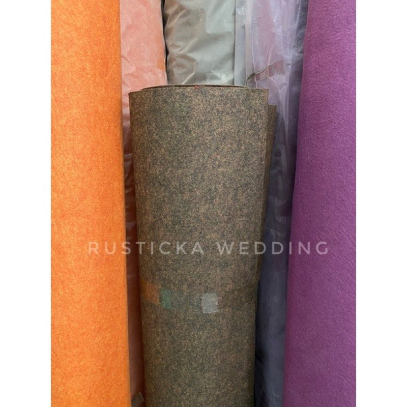 3ft 1 Roll 25 meter 82ft Needle Punch Carpet Merah Hijau Putih Kuning ...