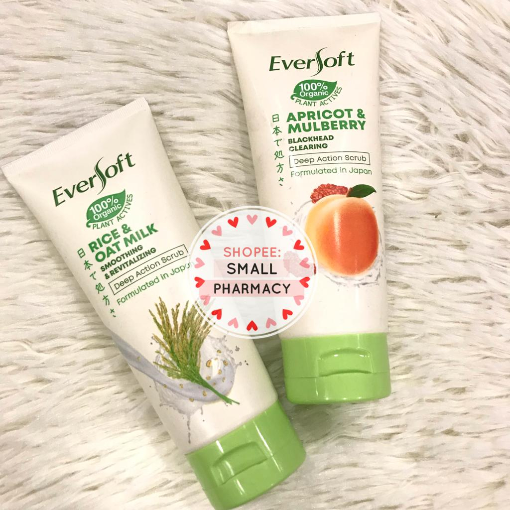 Eversoft Deep Action Scrub - Apricot & Mulberry Blackhead Clearing ...
