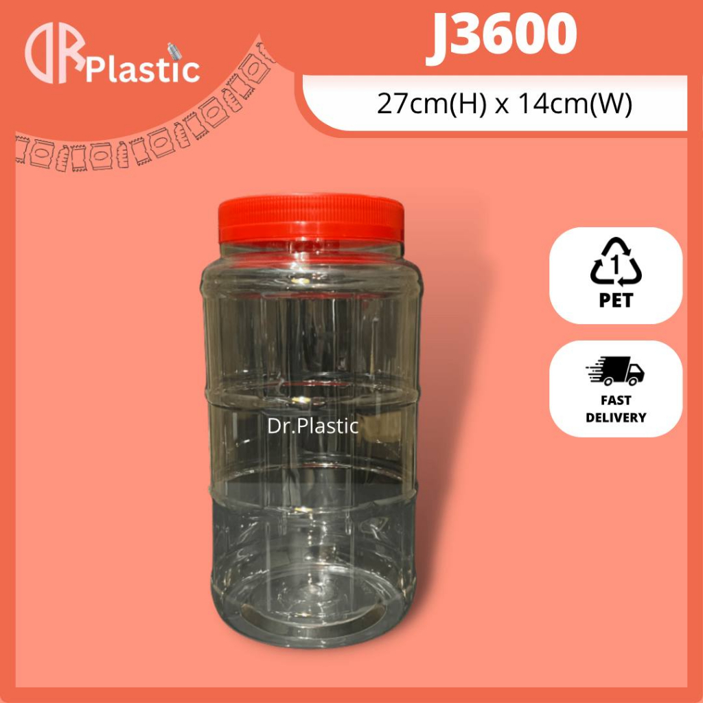 JAR J3600 | BALANG KUIH RAYA / BALANG KEREPEK / BALANG 3600ML | Shopee ...