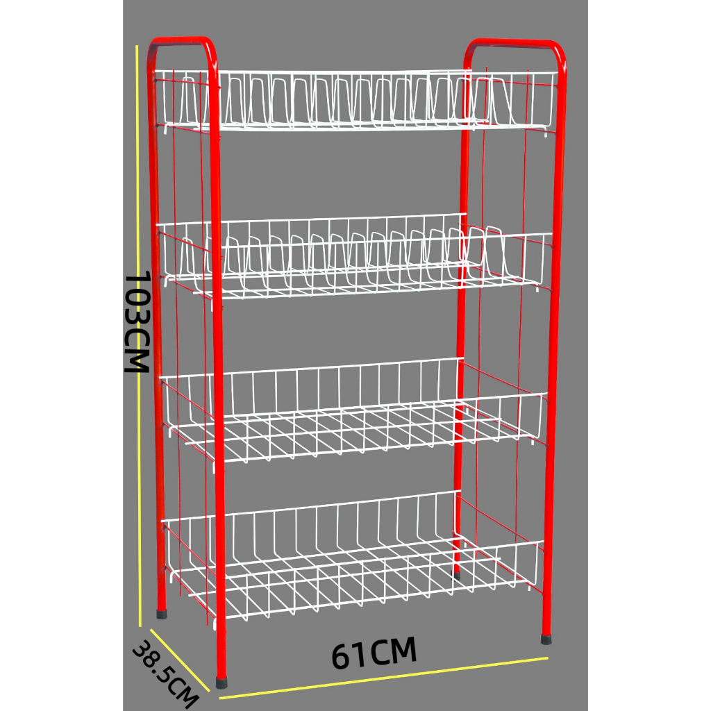 (Ready Stock) 4 Tier Rack / Rak 4 Tingakt pinggan dan mangkuk / jimat ...