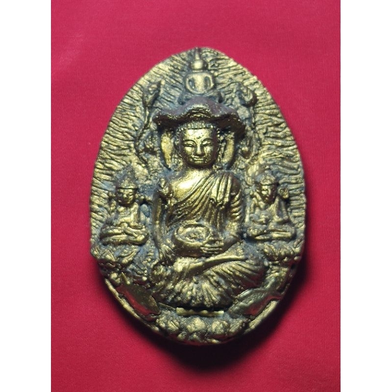 Phra Archan Somphet Phra Uapakrut 乌巴库即是水中财佛Ner Wan一支手写符管和一对招财金鱼小模做 80 粒 ...
