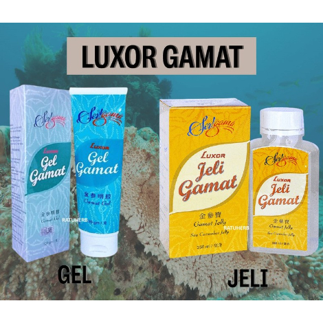 Luxor Jeli Gamat Jelly Gamat (350ml) & GEL GAMAT (120g) | Shopee Malaysia