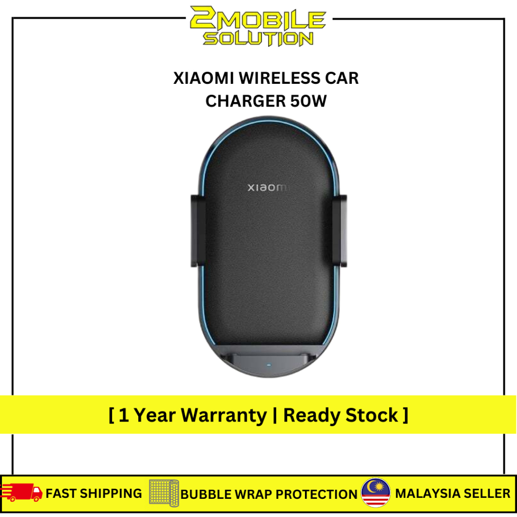 XIAOMI Wireless Car Charger Pro 50W [Automatic Sensor Stretching l Fast ...
