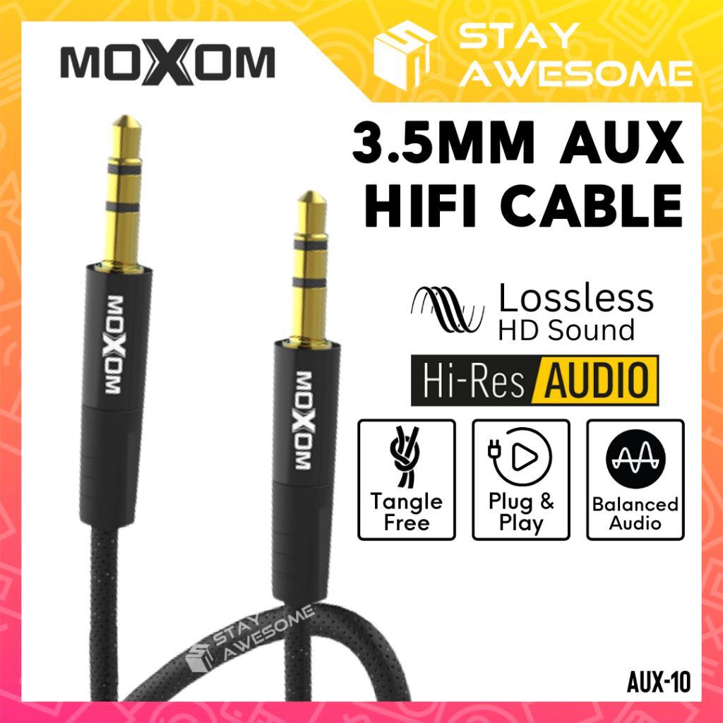 MOXOM 3.5mm Audio Cable TV To Speaker Jack 3 5mm To 3 5mm Headphone ...