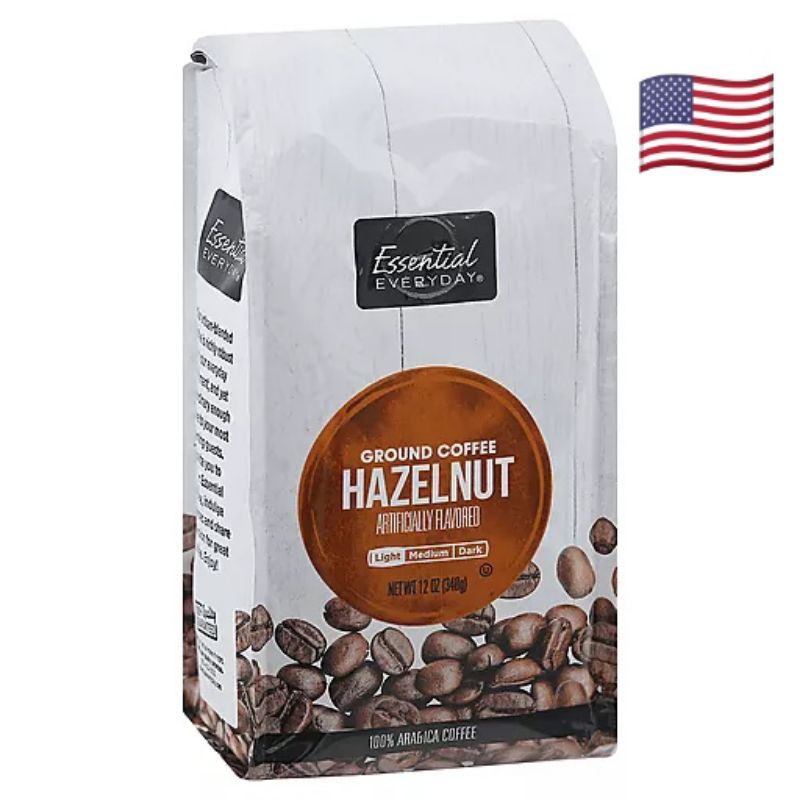 Essential Everyday Hazelnut Light Roast Ground Coffee 12oz imported ...