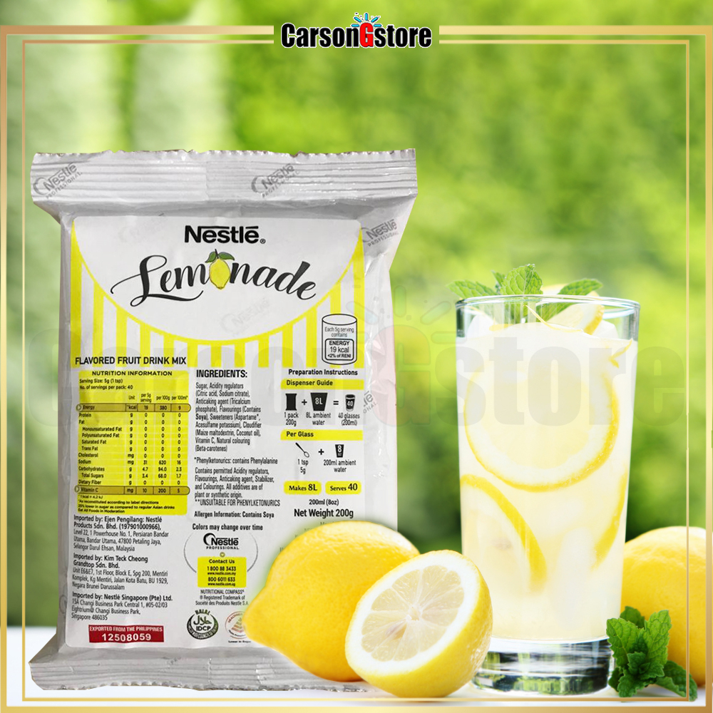 NESTLÉ®Lemonade PREMIX Powder 200g | Shopee Malaysia