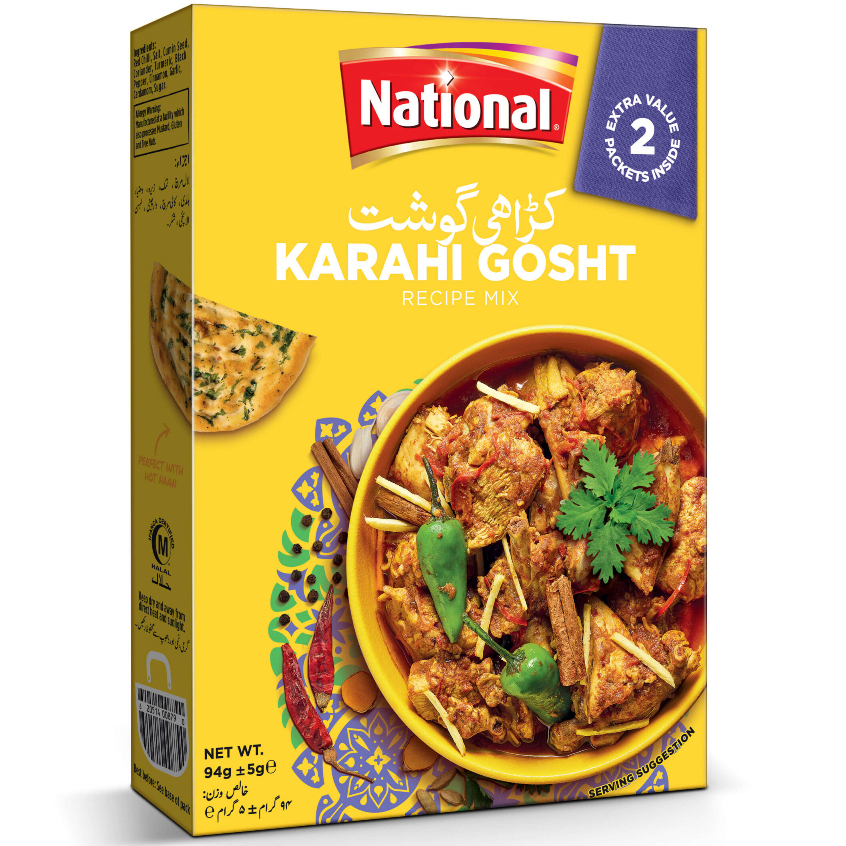 National Karahi Gosht Recipe Mix, 94g (Assorted) | Shopee Malaysia