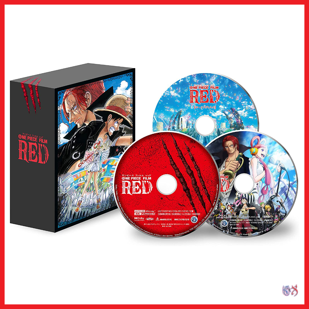 ONE PIECE FILM RED Deluxe Limited Edition (First Press Limited Edition ...