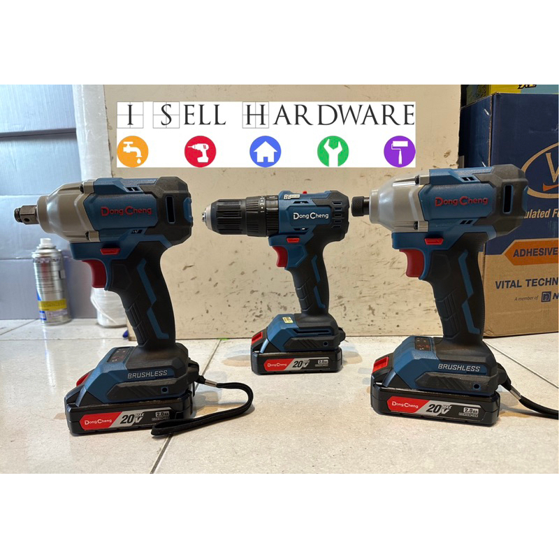 Dong Cheng 20v Cordless Drill Shopee Malaysia