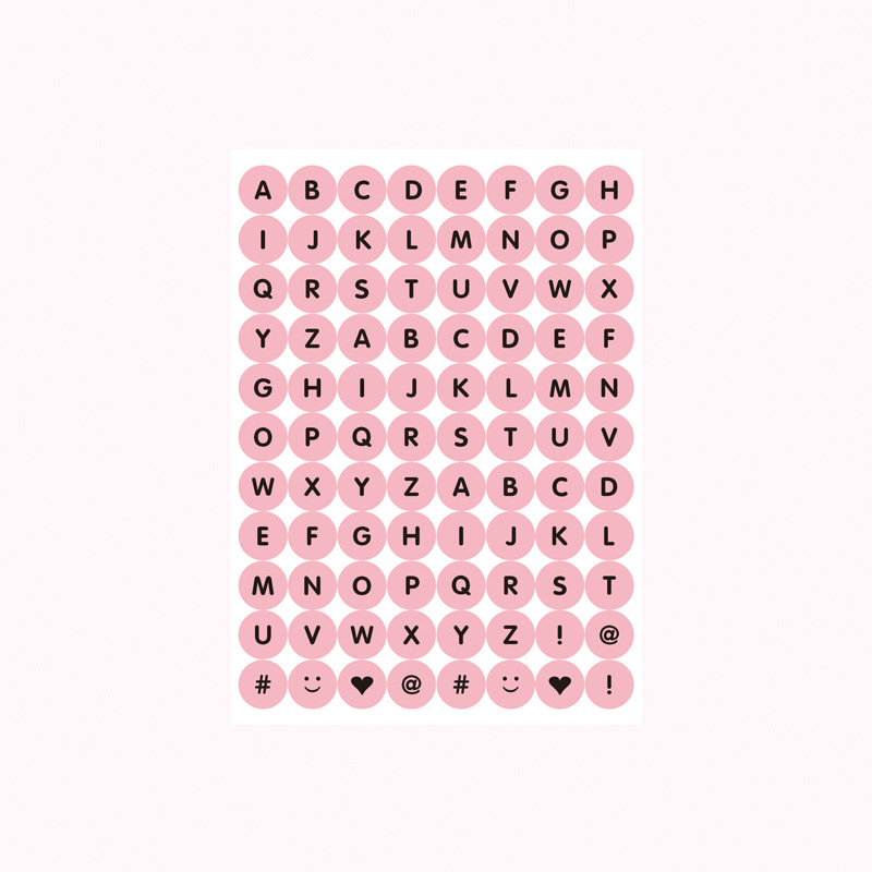 SS ABC 123 Sticker Alphabet Sticker Number Sticker Decoration Sticker ...