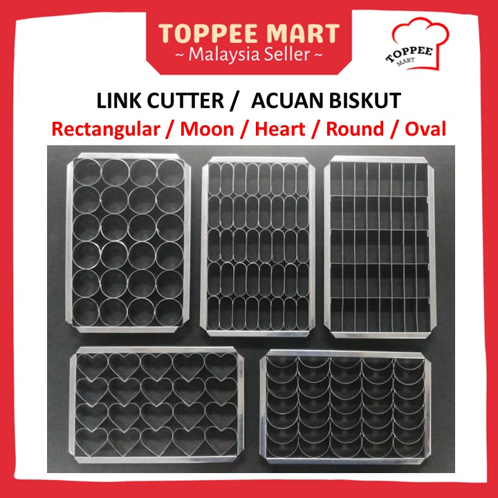 BIG Link Cutter Acuan Biskut [Ready Stock] Cookies Cutter Handmade ...