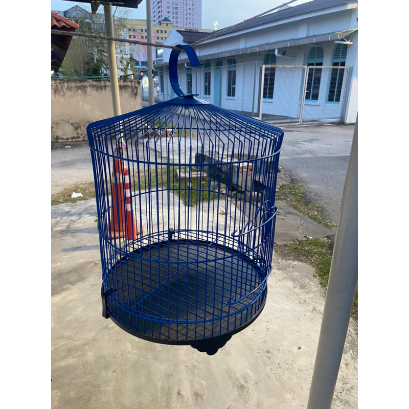SANGKAR BURUNG 12 INCHI SANGKAR BESI BIRD CAGE STEEL SANGKAR | Shopee ...