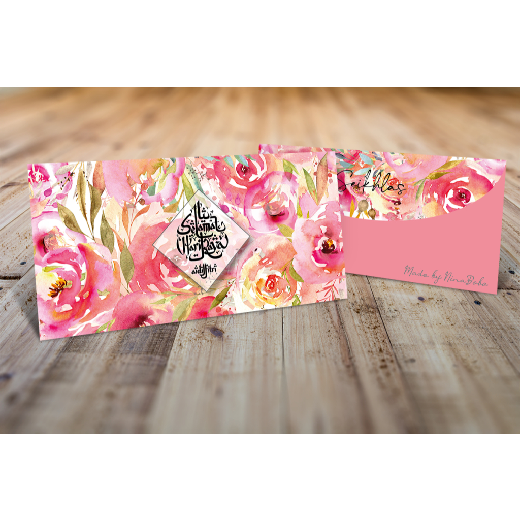 Sampul Duit / Money Envelope - Floral / Landscape ( Preorder Handmade ...