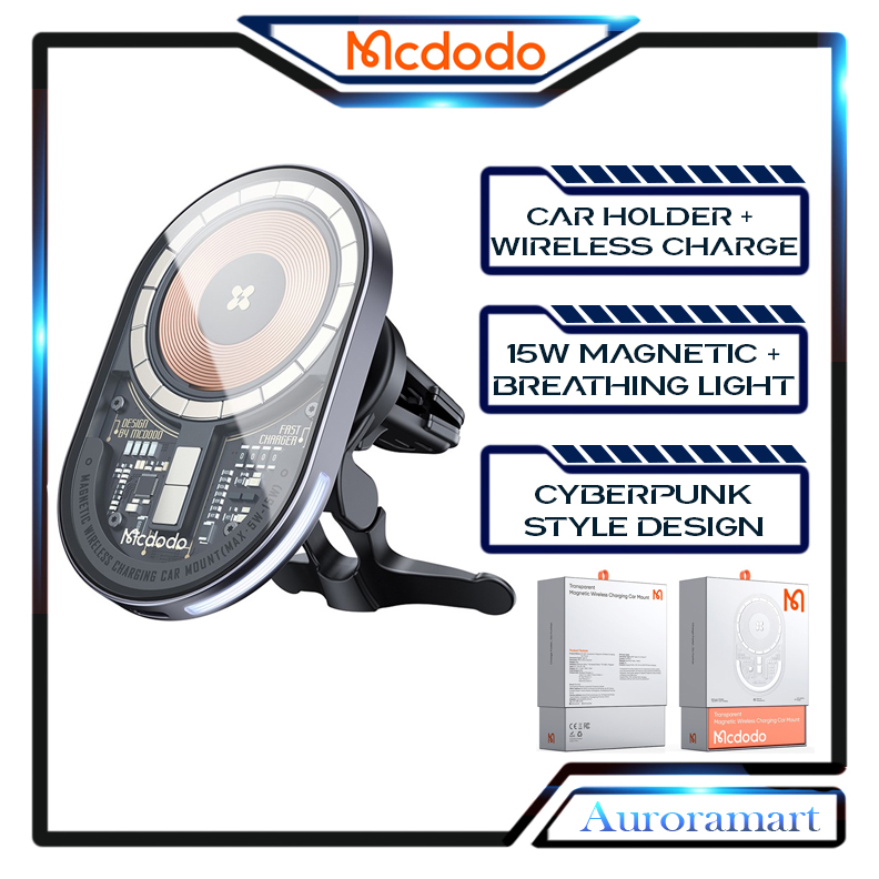 Original Mcdodo Wireless Car Mount Phone Holder 15W PD Fast Charging ...