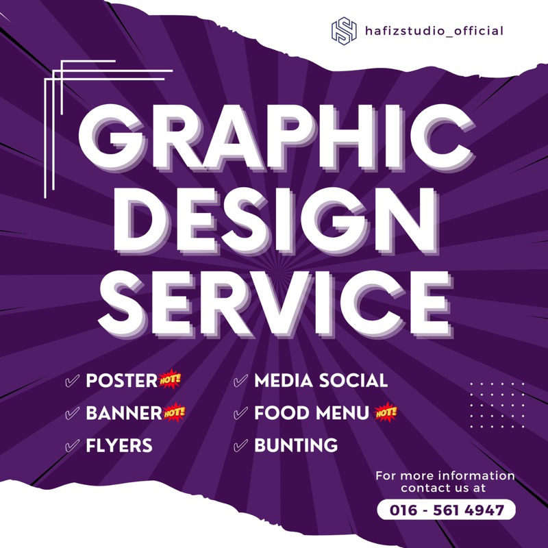 GRAPHIC DESIGN SERVICE | POSTER | FLYERS | BANNER | MENU | Shopee Malaysia