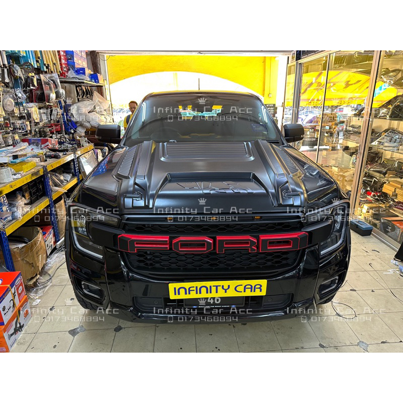 Ford Ranger T9 2022 2023 XL XLT Wildtrak Front Bonnet Scoop BIG Bonet ...