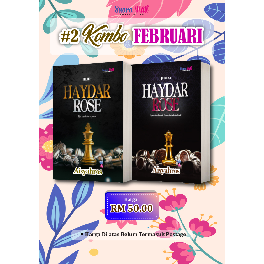 NOVEL SUARA HATI - KOMBO #2 FEBRUARI 2023 - HAYDAR ROSE JILID 1&2 ...