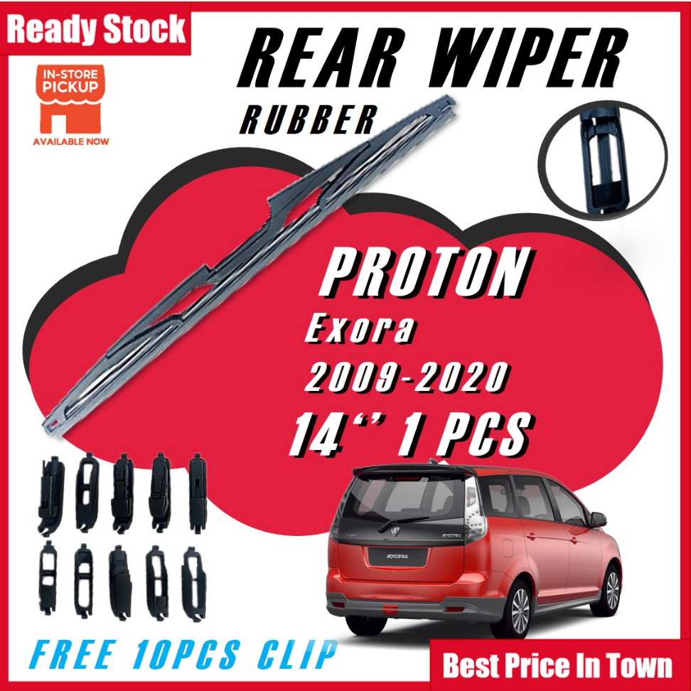Rear Car Wiper Rubber For PROTON Exora 2009-2020 Wiper Kereta pengelap ...