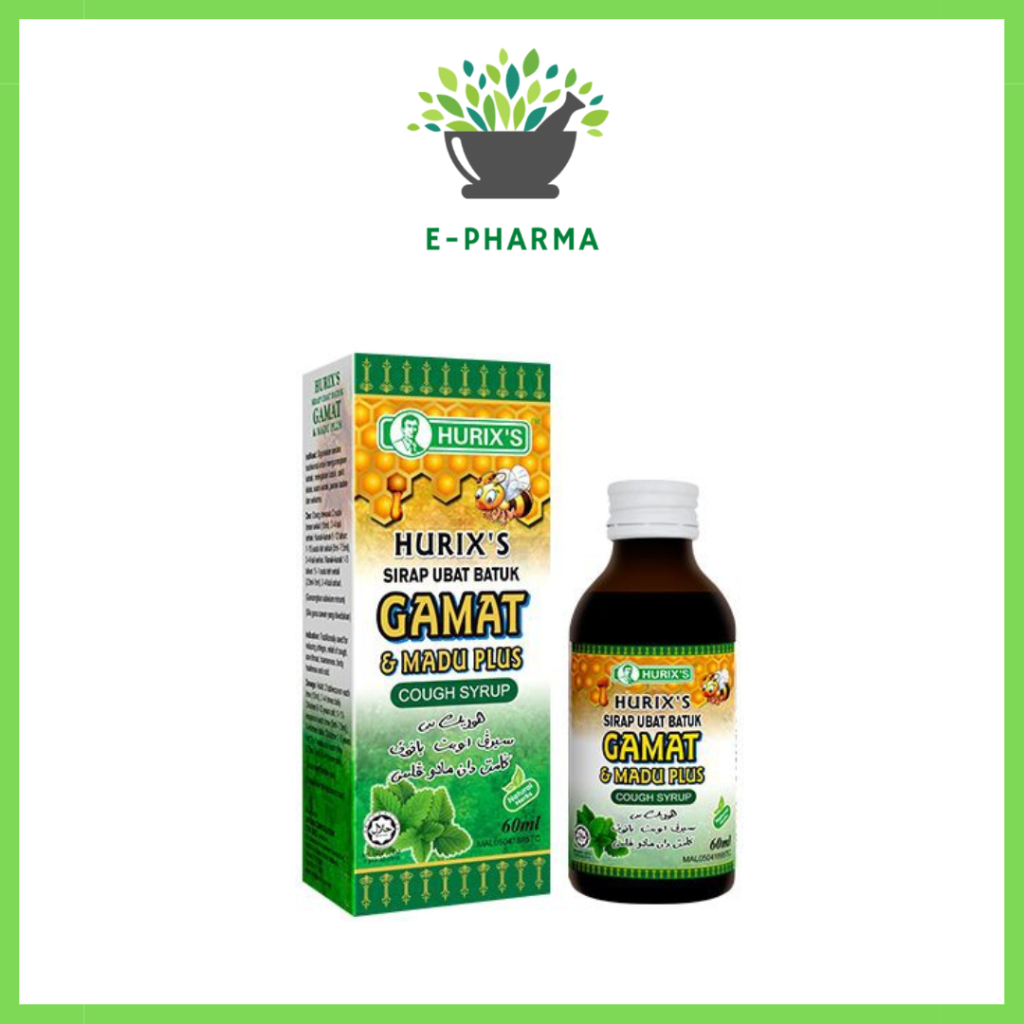 Hurix’s Sirap ubat batuk gamat & madu plus 60ml | Shopee Malaysia