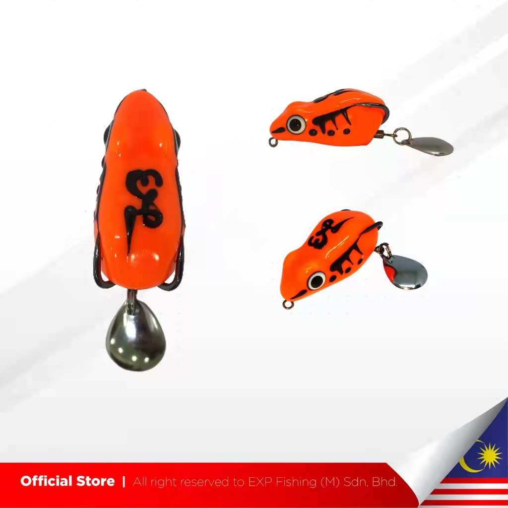 EXP DODO FROG Soft Rubber Frog Expert For Snakehead Hunter Haruan/Toman ...