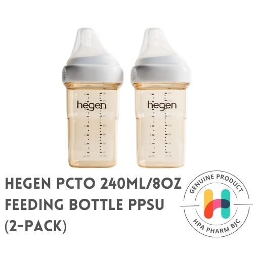 Hegen PCTO 240ml/8oz Feeding Bottle PPSU (2-pack) | Shopee Malaysia