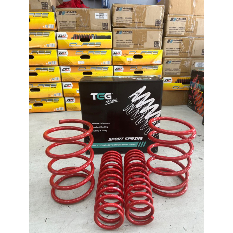 PROTON WAJA 1.6 SPORT SPRING LOWERED SPORT SPRING TEG RACING / VOLCANO ...