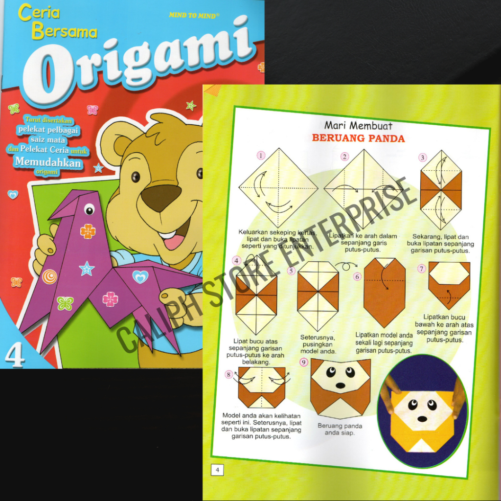 Aktiviti Masa Lapang Ceria Bersama Origami Seni Lipat Kertas | Percuma ...