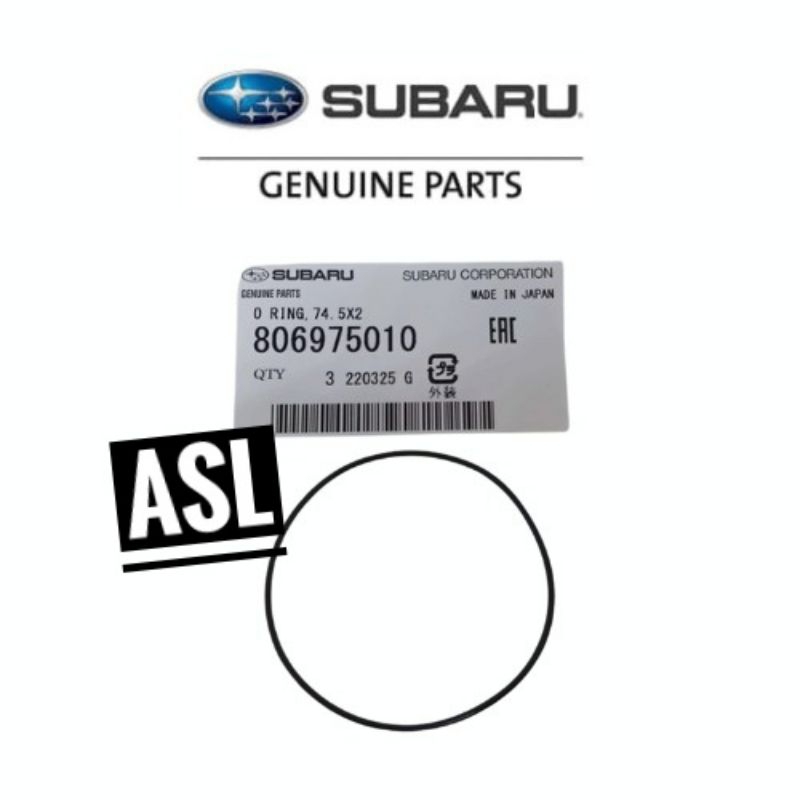 806975010 Genuine Subaru Front Axle O Ring XV Forester Exiga Impreza ...