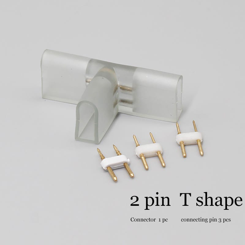 Neon Strip Light Power Plug/Clip/Connector for 16mm x 8mm Neon Light ...