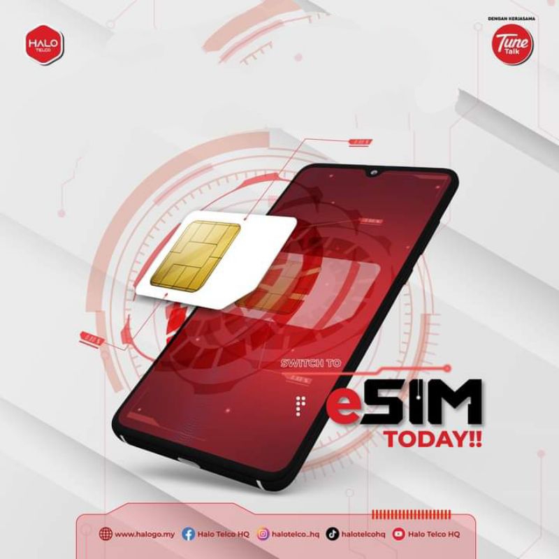 tunetalk halo Telco esim | Shopee Malaysia