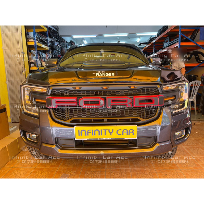 Ford Ranger T9 2022 2023 Front Bonnet Guard Bonet Visor Thailand ...