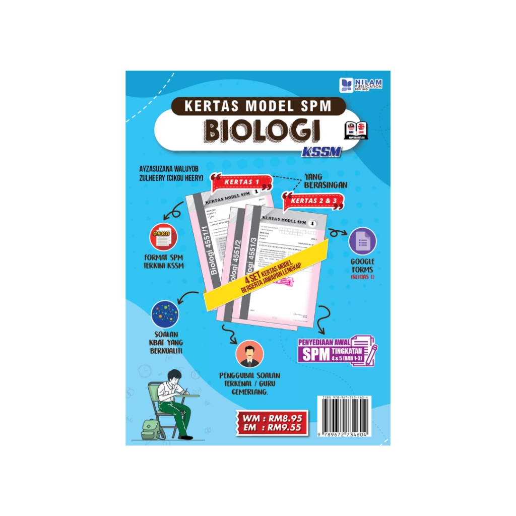 Nilam Kertas Model Spm Biologi 2022 Clearance Sale Shopee Malaysia