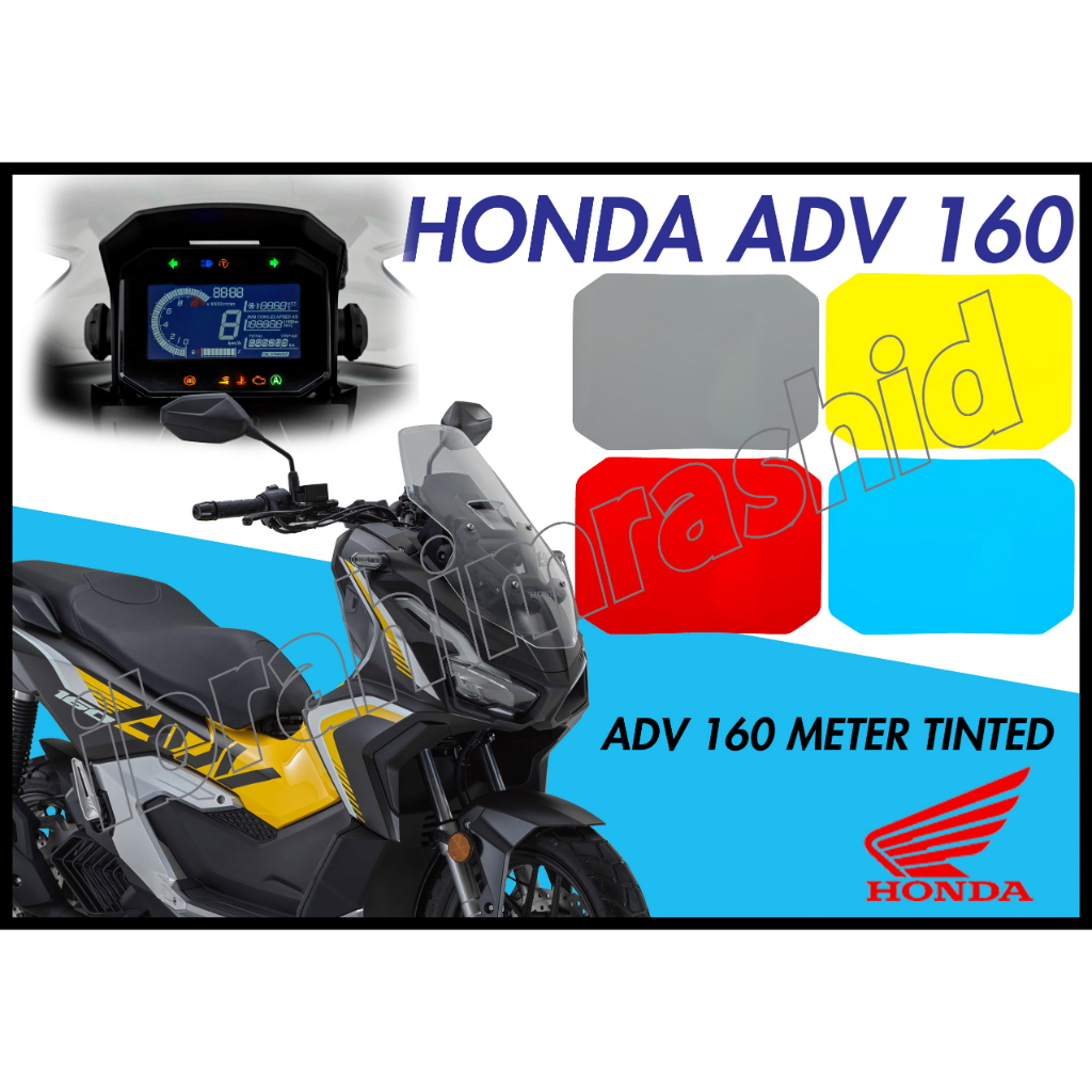 HONDA ADV160 TINTED METER STICKER (ADV 160) | Shopee Malaysia
