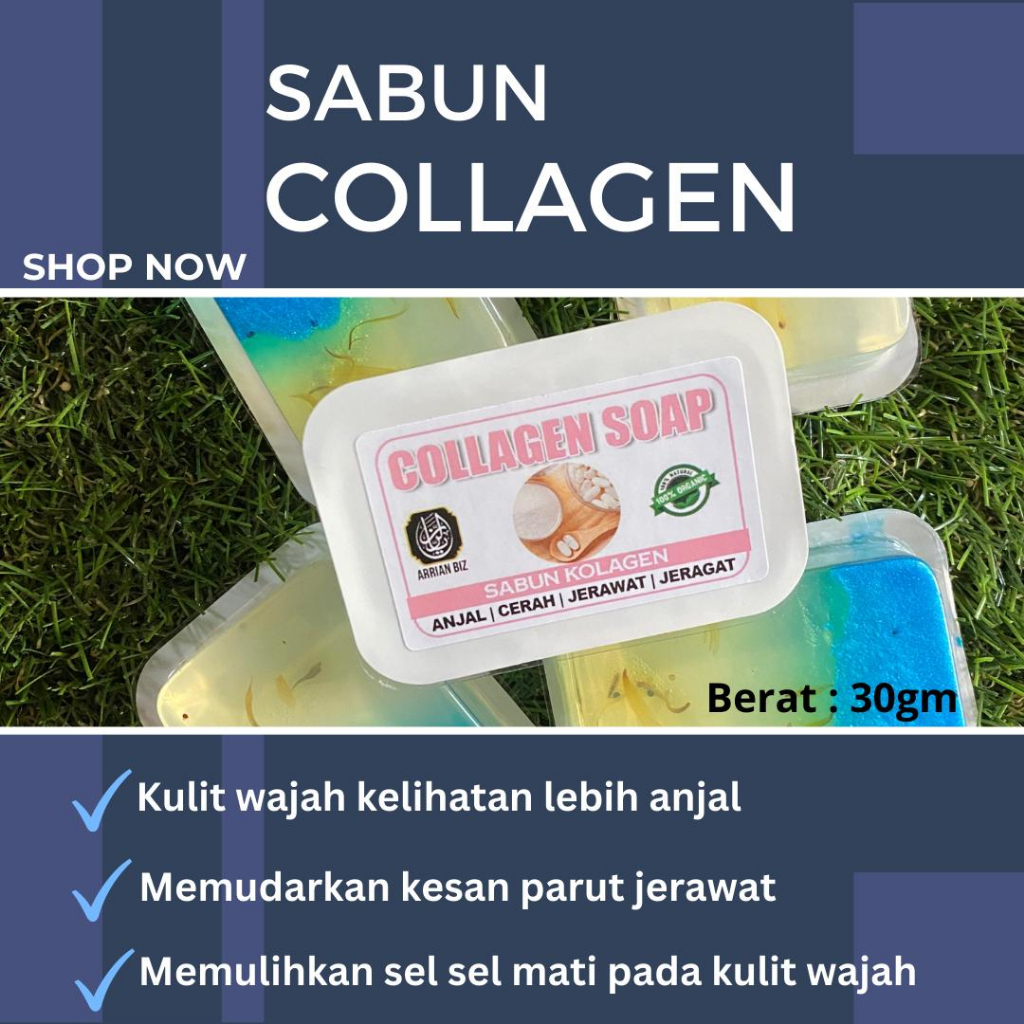 SABUN KOLAGEN TEGANGKAN KULIT SABUN PUTIH KULIT SABUN BINTIK HITAM ...