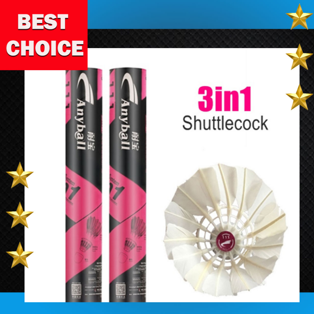 bola badminton shuttercock/shuttlecock badminton/shutter badminton/bulu ...