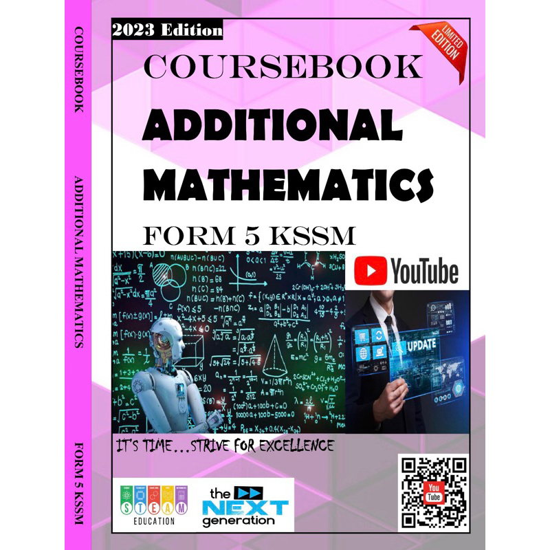 ADD MATHS FORM 5 COURSEBOOK KSSM-DLP 2023 Edition | Shopee Malaysia