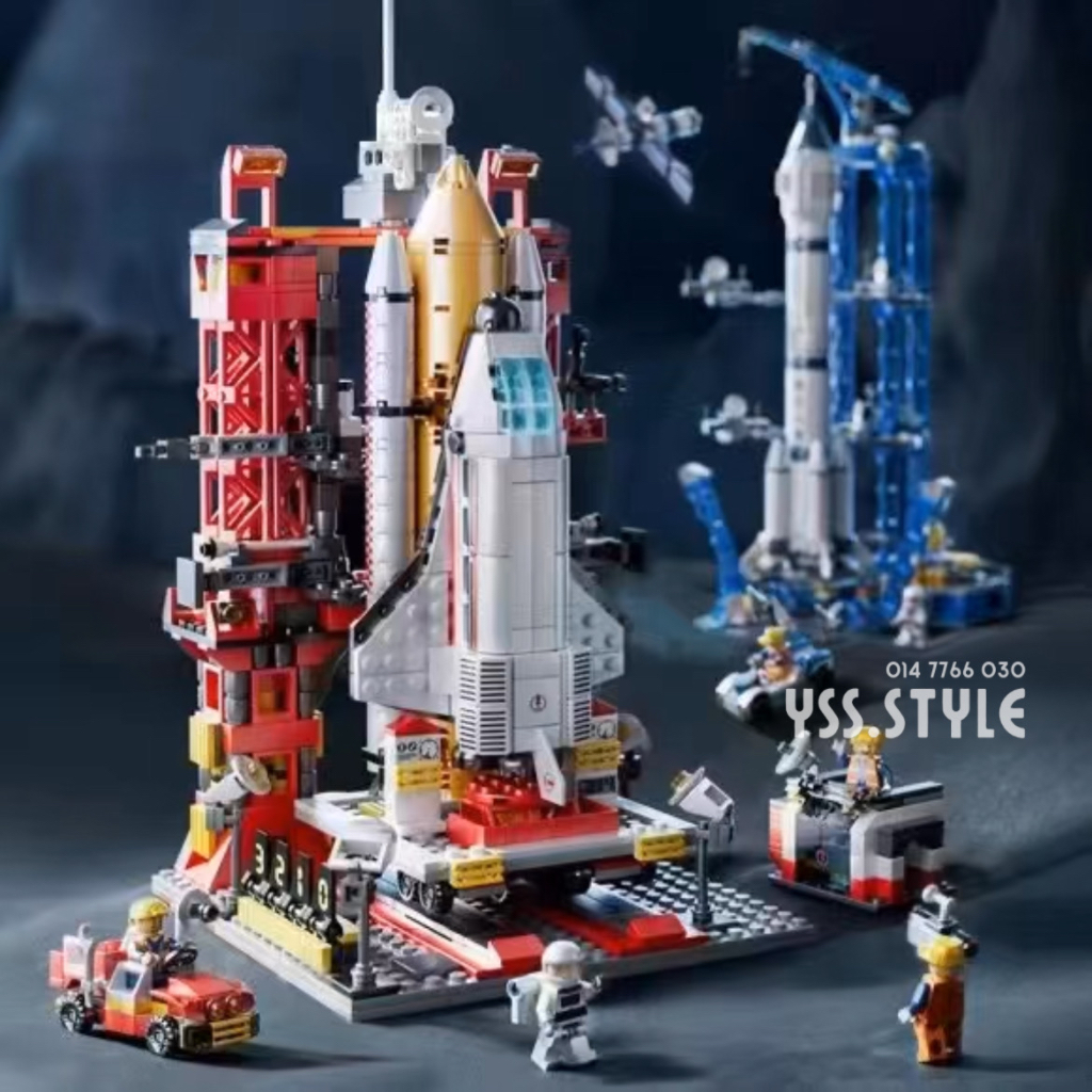 Astronaut Space Shuttle Rocket Building Blocks Micro Bricks Spaceship ...