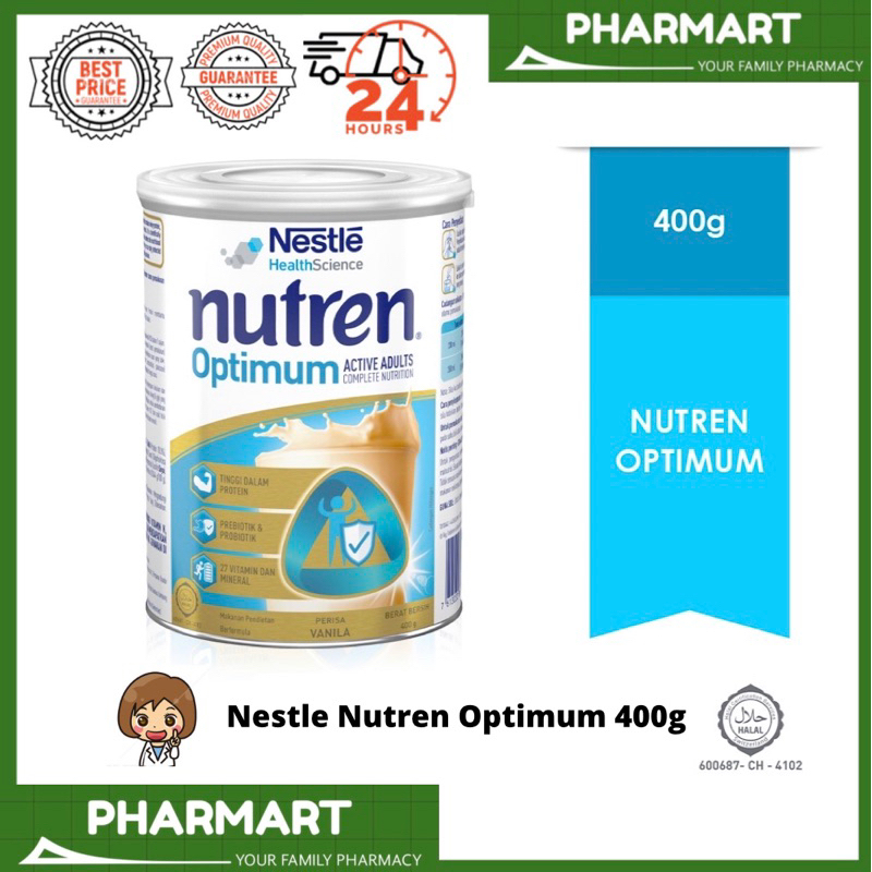 PHARMart NESTLE NUTREN OPTIMUM 400g | Shopee Malaysia