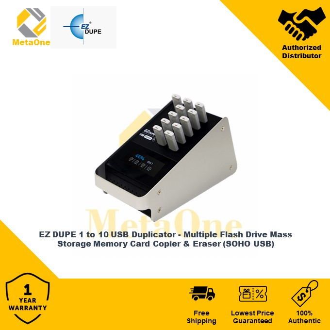 Ez Dupe 1 To 10 Usb Duplicator Multiple Flash Drive Mass Storage Memory Card Copier And Eraser