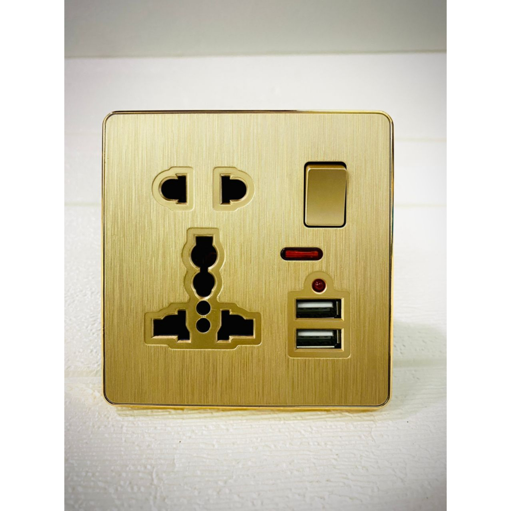 Plug socket universal 3pin 5pin 8pin single / double switch socket 13a ... Plug socket universal 3pin 5pin 8pin single / double switch socket 13a ...