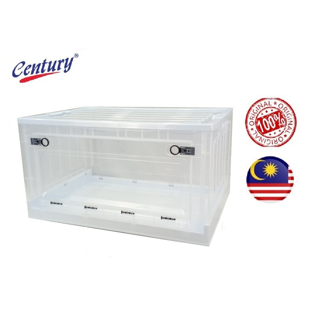 [FREE SHIPPING]Century Foldable Storage Box With Wheel 100L Foldable ...
