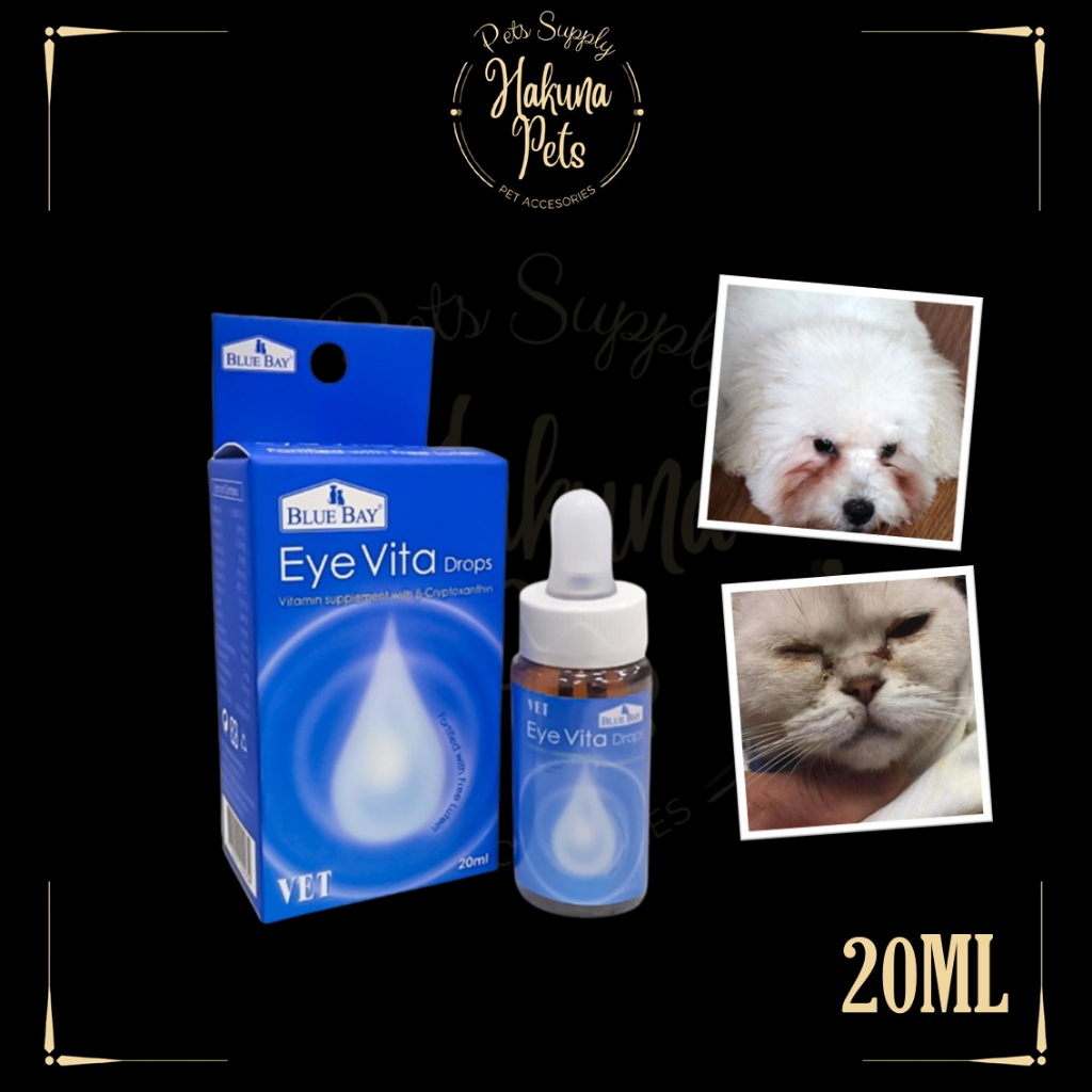 Blue Bay Eye Vita Drop For Pets 20ML Pet Tear Stain Supplement Oral ...