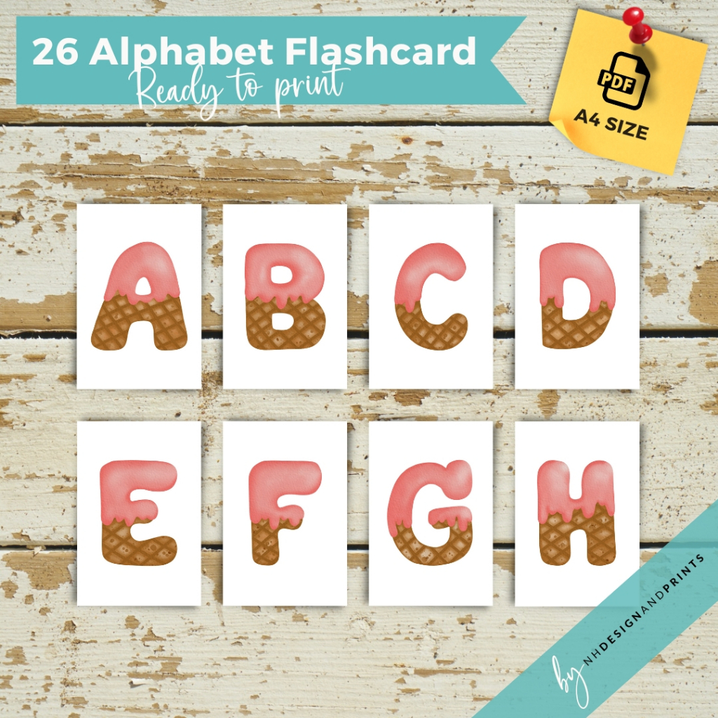 [PDF Soft Copy] Alphabet Flashcards | Kad Imbas abc | ABC Flashcards ...