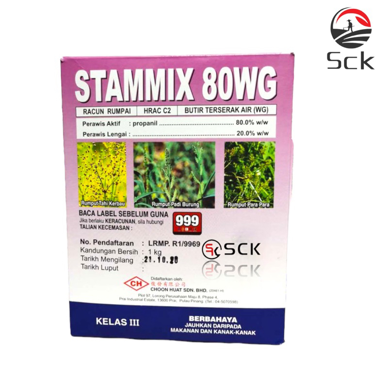 Stammix 80WG 1kg Racun rumpai sama (Leptonil, Lescplo, Stam, skipper ...