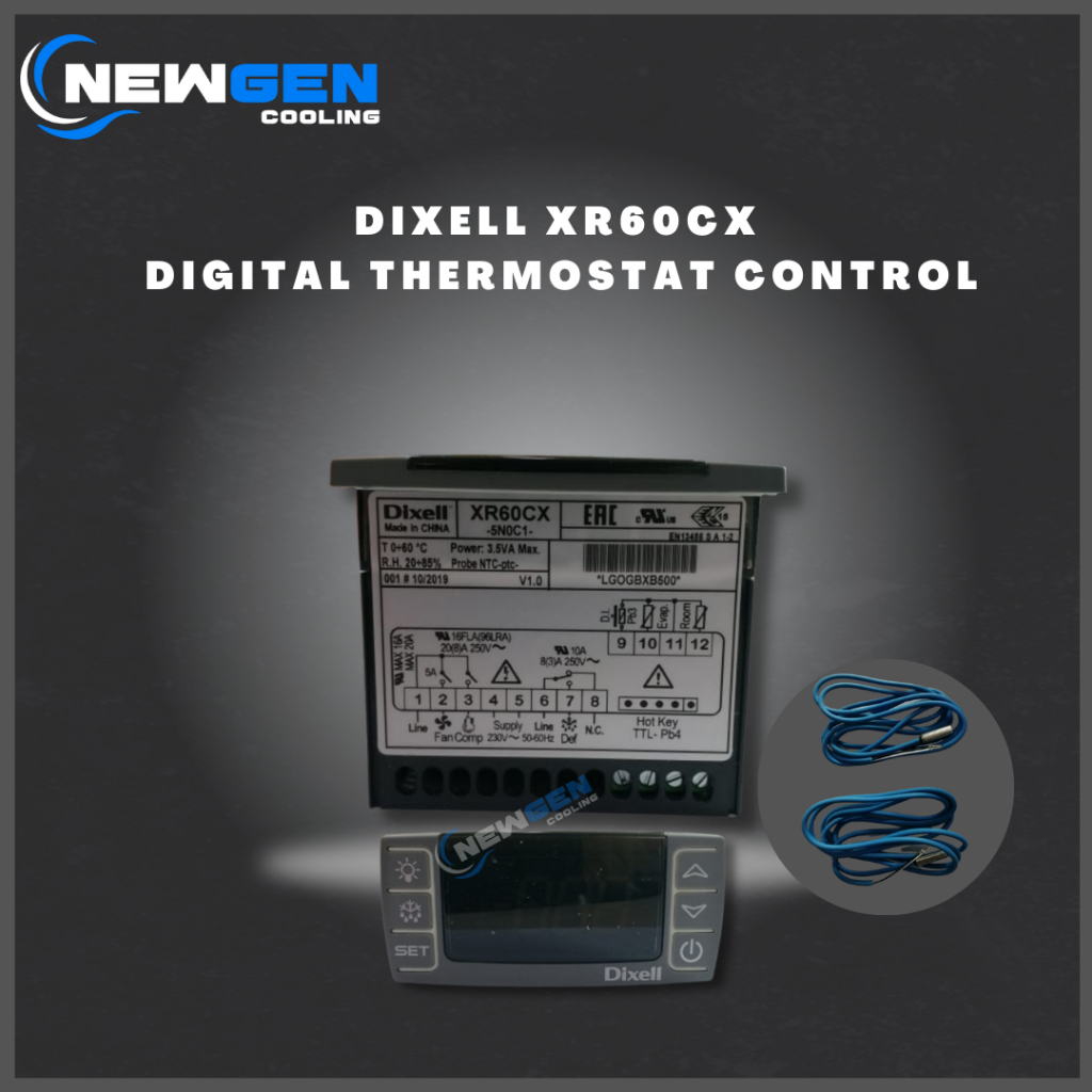 Dixell XR60CX Digital Thermostat Control W/ 2 Sensors | Shopee Malaysia