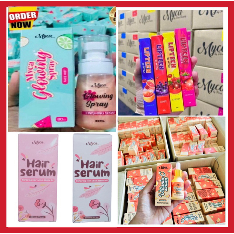 [Ori 💯 Hq] Myca Glowing Setting Spray , Myca Liptint , Myca Serum ...