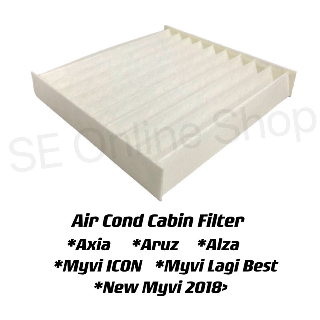 PERODUA Axia Aircond Filter Bezza,Aruz,Myvi Lagi Best,Myvi Icon,Myvi ...